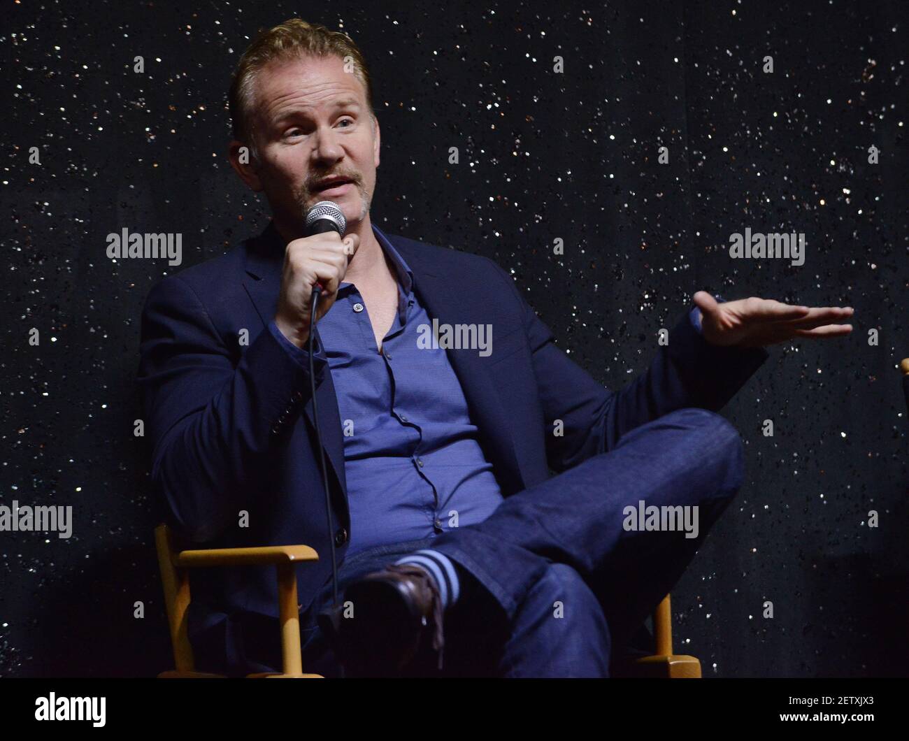 "Vegas Baby" Executive Producer Morgan Spurlock on stage for the Q&A at ...