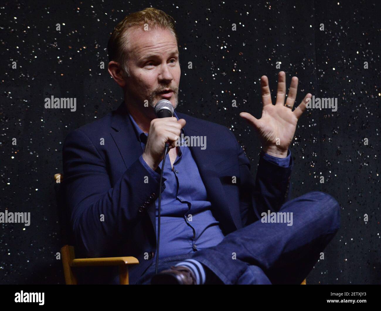 "Vegas Baby" Executive Producer Morgan Spurlock on stage for the Q&A at ...