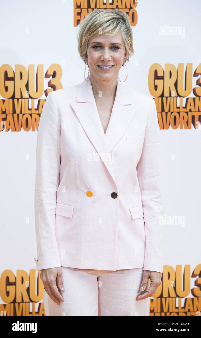 American actress Kristen Wiig attends to the presentation of film 'Gru ...
