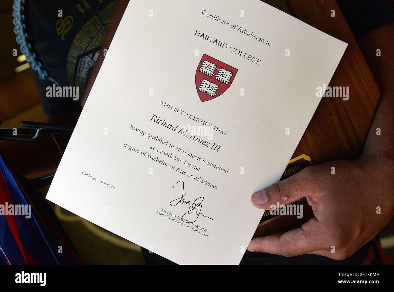 Harvard University Degree Certificate