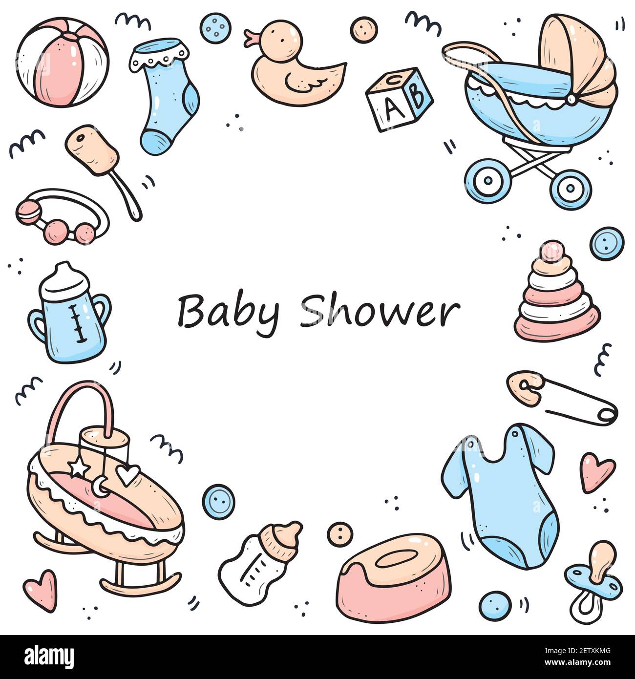 Free Baby Shower Background Templates