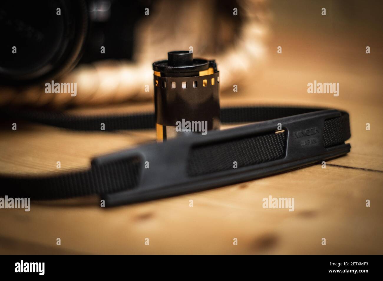 Old Vintage Film Roll Stock Photo - Alamy