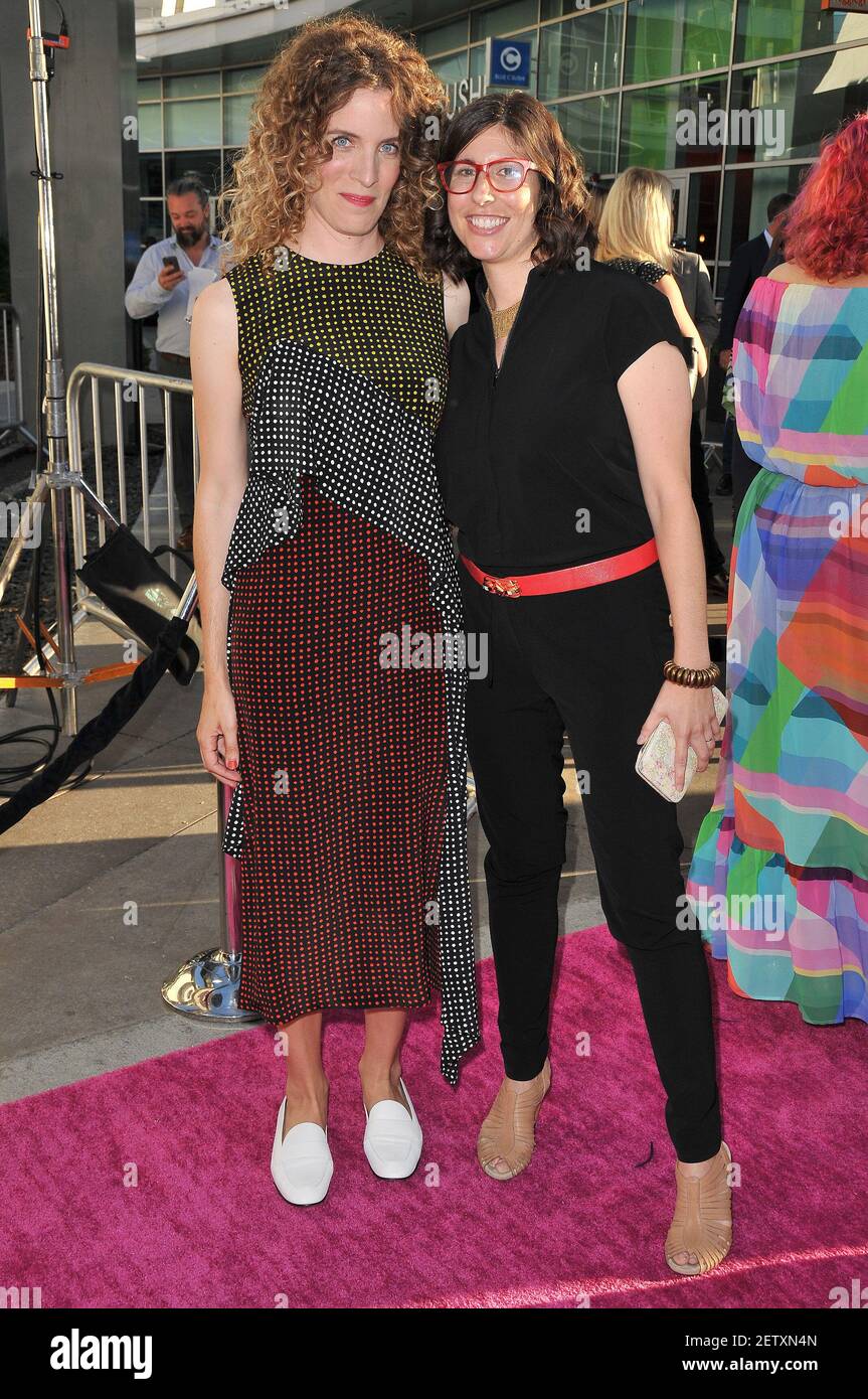 (L-R) Liz Flahive and Carly Mensch arrives at Netflix's "Glow" Los ...