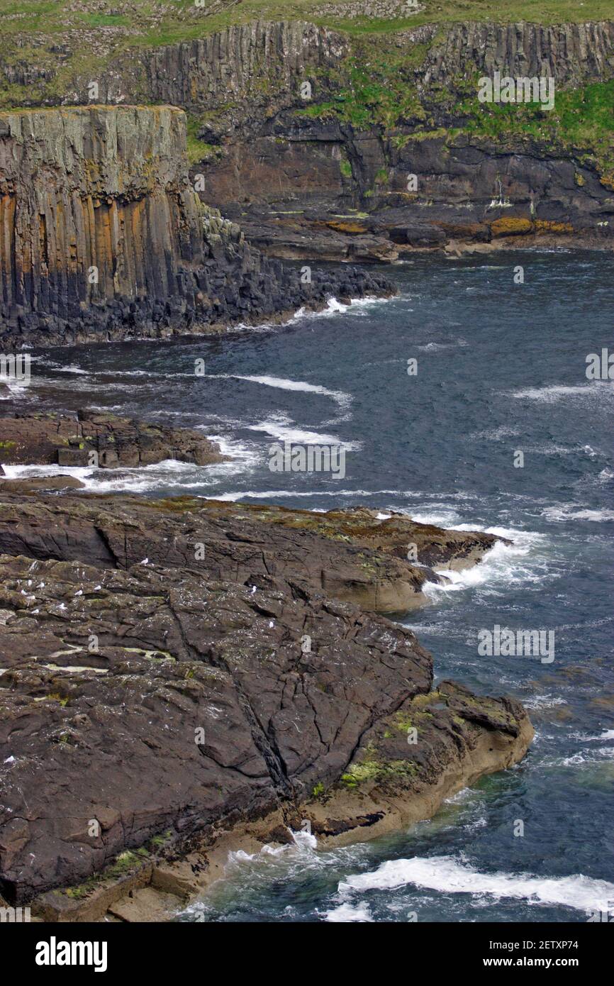 Wave at the Scottish coast Stock Photo - Alamy