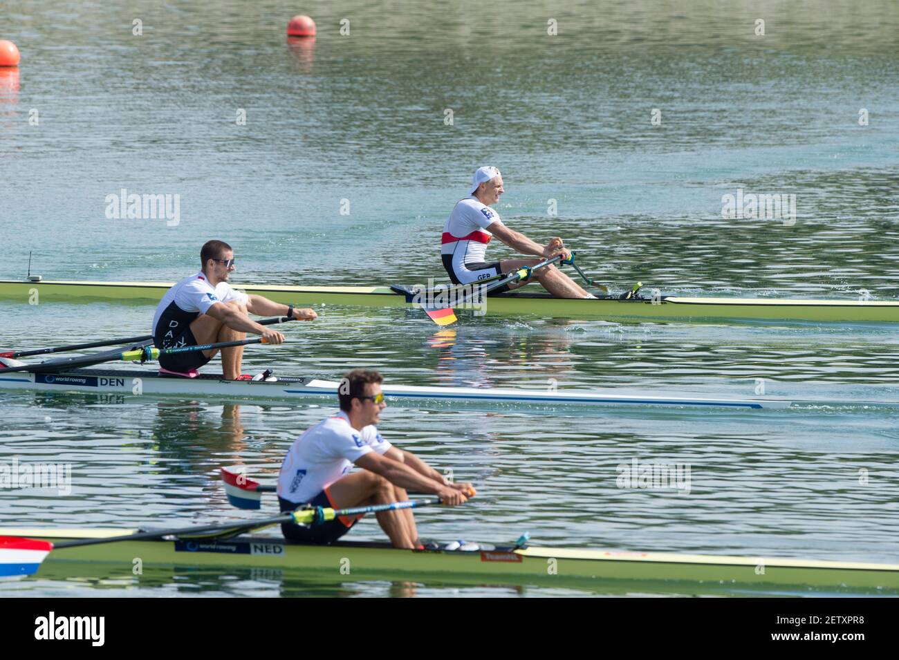 Linz, Austria, Sunday, 1st Sept 2019, FISA World Rowing Championship ...