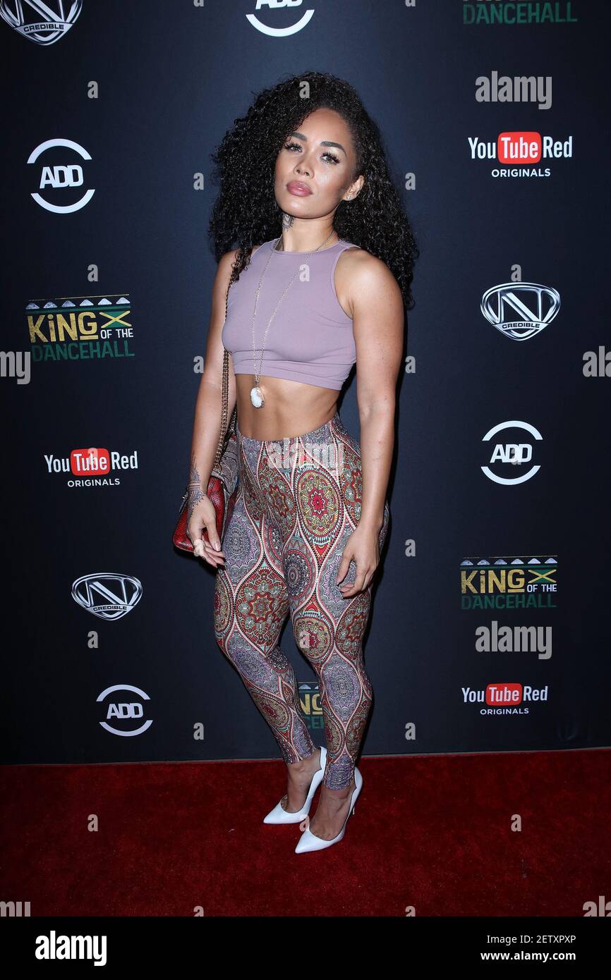 Kreesha Turner attends the Los Angeles Premiere "King Of The Dancehall ...