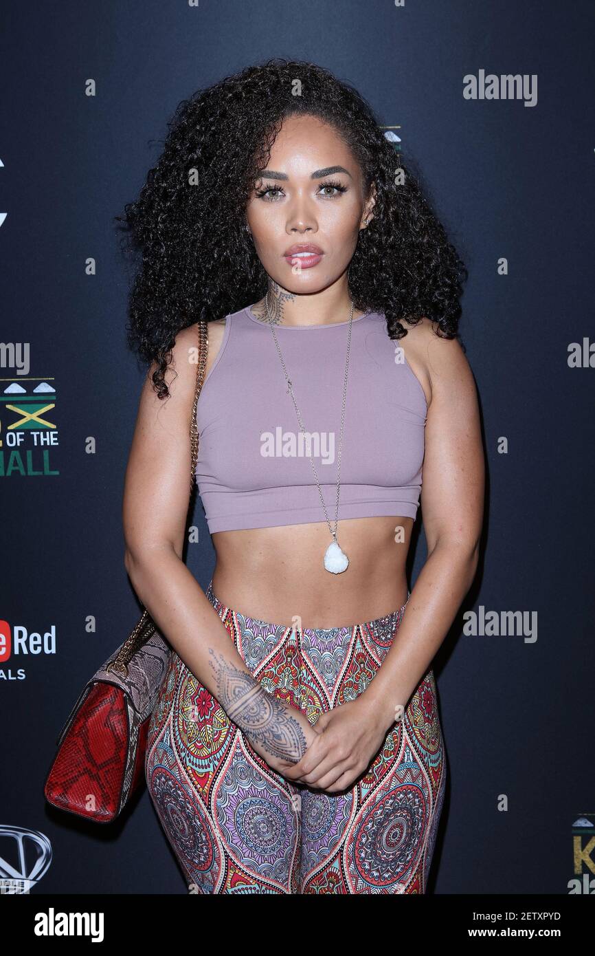 Kreesha Turner attends the Los Angeles Premiere "King Of The Dancehall ...