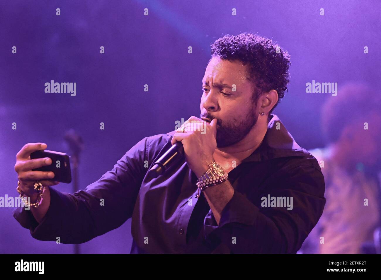 Shaggy in concert at Trabendo in Paris, France on June 20, 2017. (Photo ...