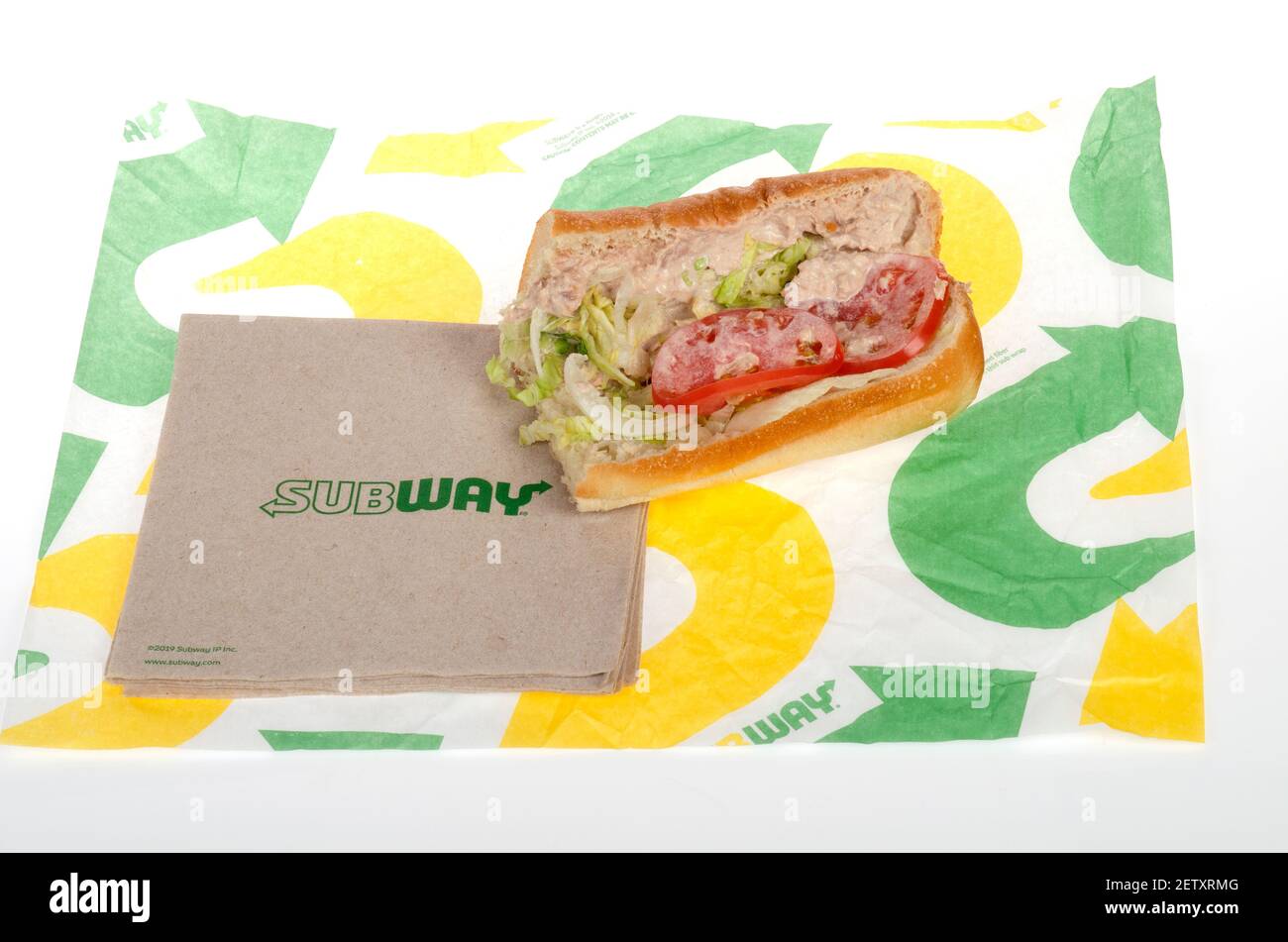 Subway wrapper hi-res stock photography and images - Alamy