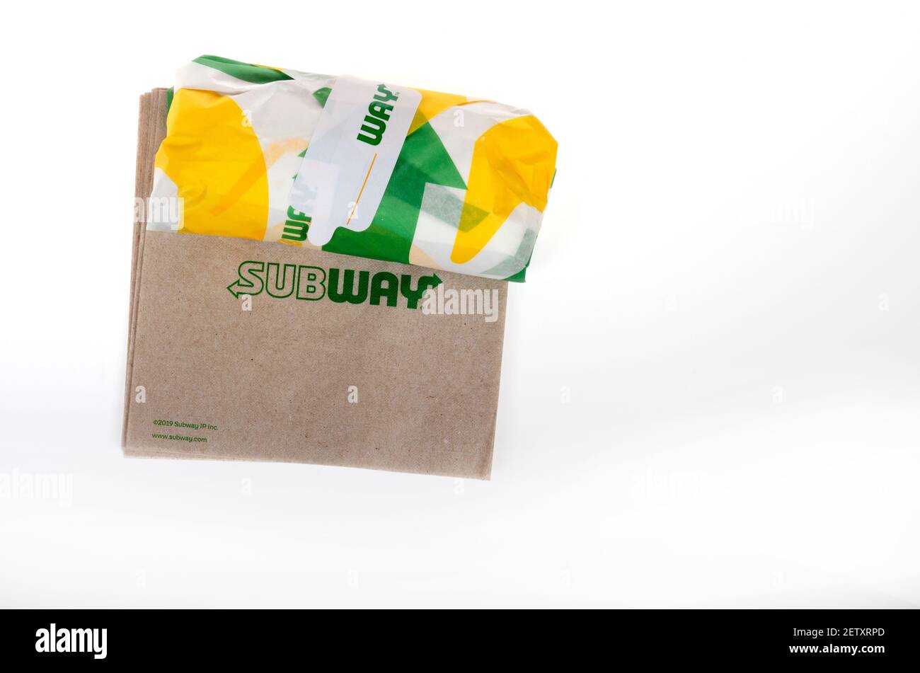 Subway Sandwich Paper