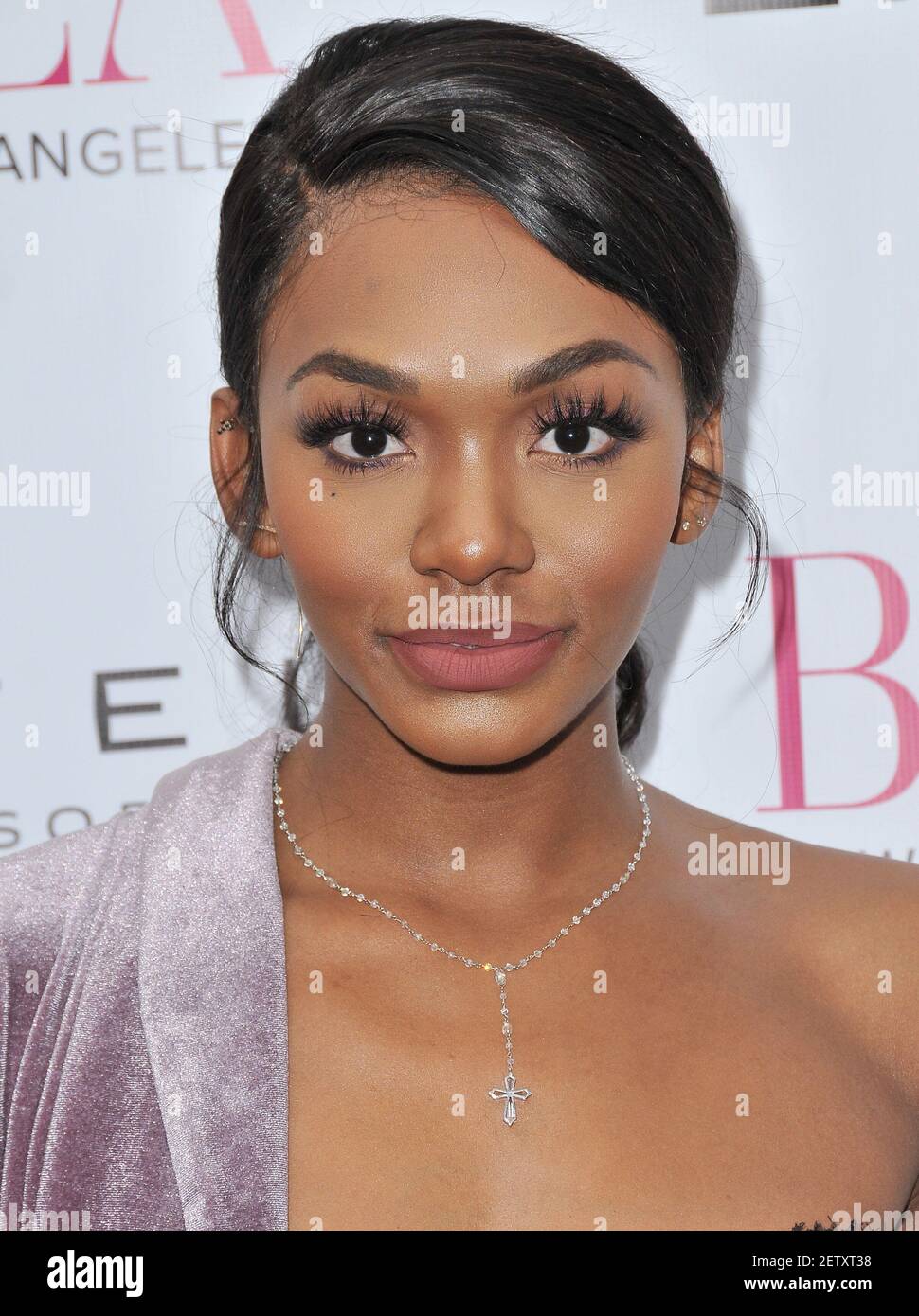 Elisa Johnson arrives at the BELLA Los Angeles Summer Issue Cover Party ...