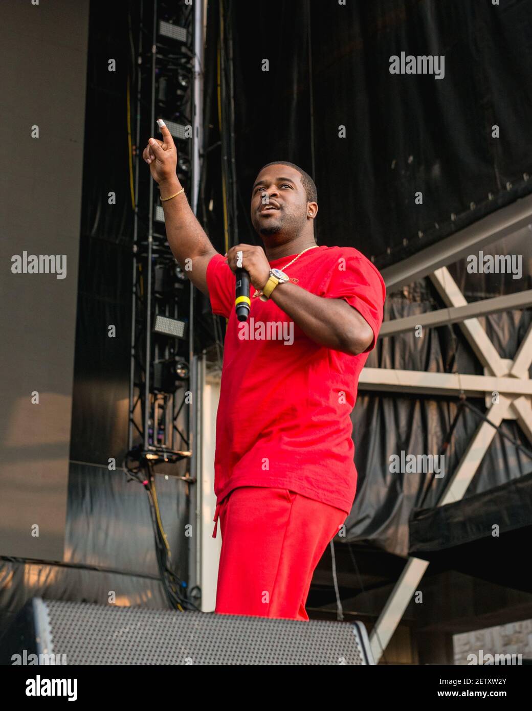 Rapper A$AP Ferg performs onstage during the 'Nobody Safe' tour at The ...