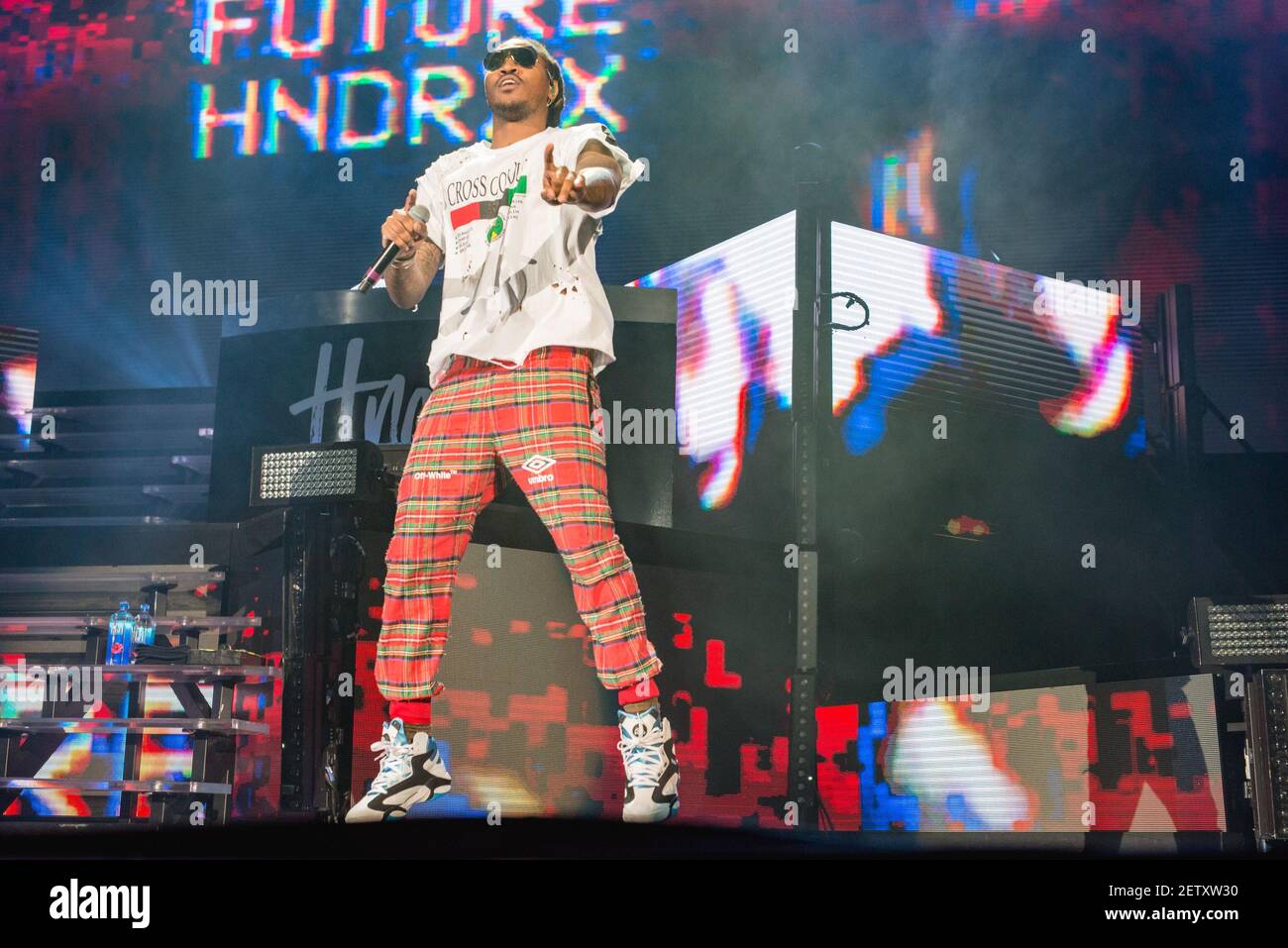 Rapper Future performs onstage during the 'Nobody Safe' tour at The ...