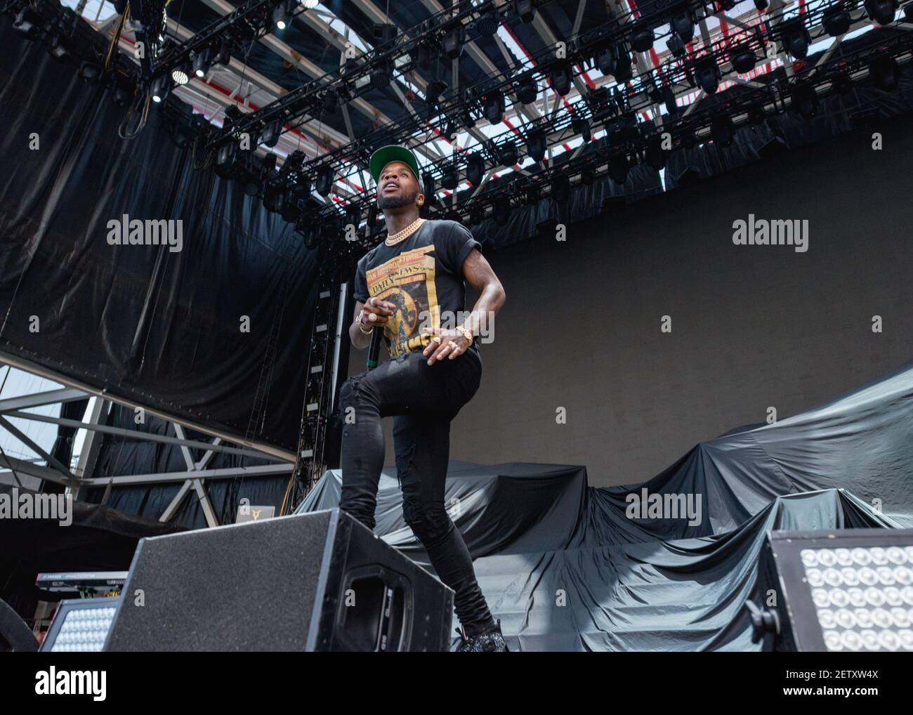 Rapper Tory Lanez performs onstage during the 'Nobody Safe' tour at The ...