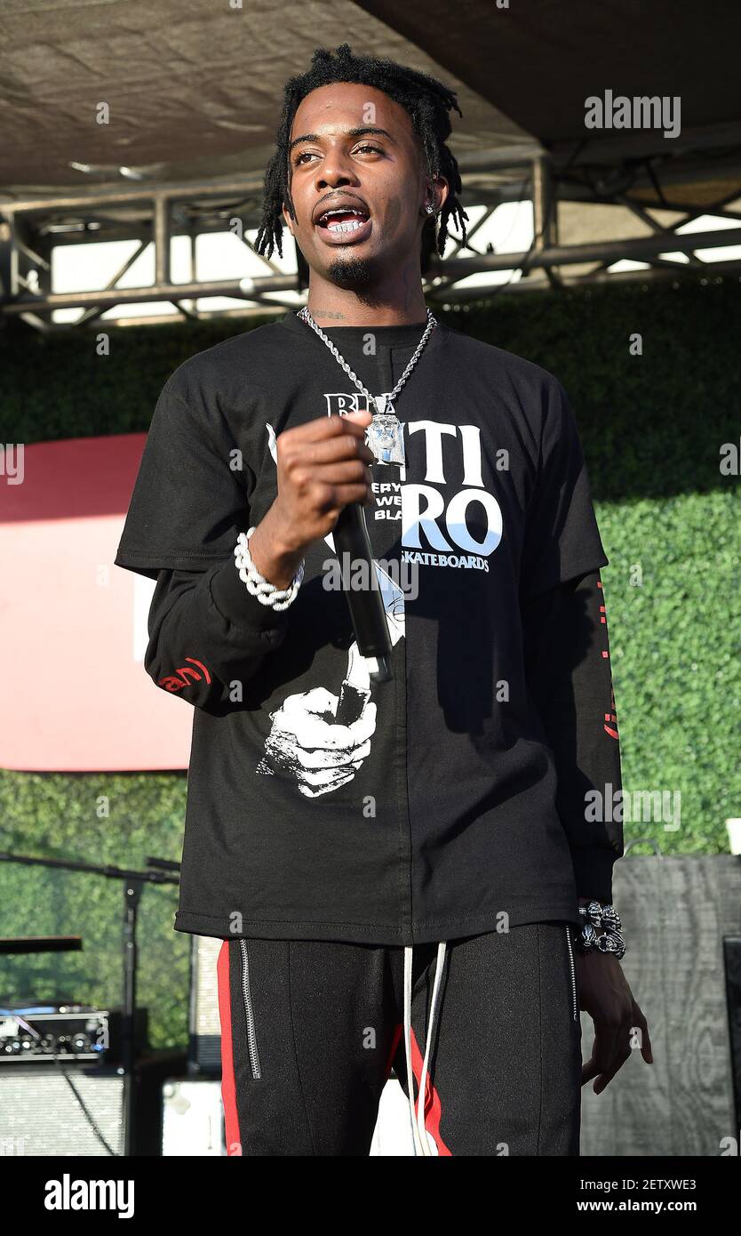 HOLLYWOOD - JUNE 24: Playboi Carti performs at the YouTube Pre-BET ...