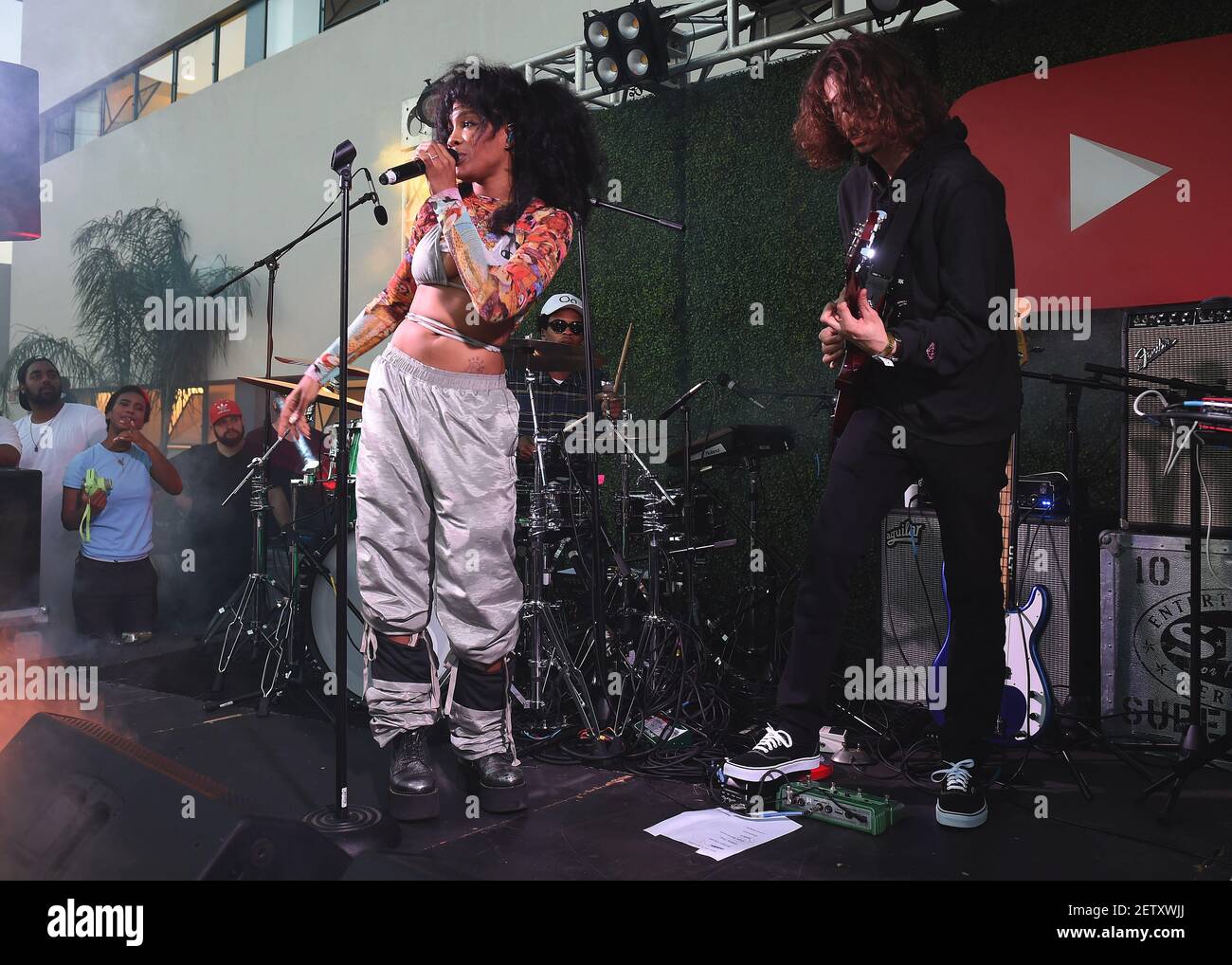 HOLLYWOOD - JUNE 24: Sza at YouTube Pre-BET Awards party at NeueHouse ...