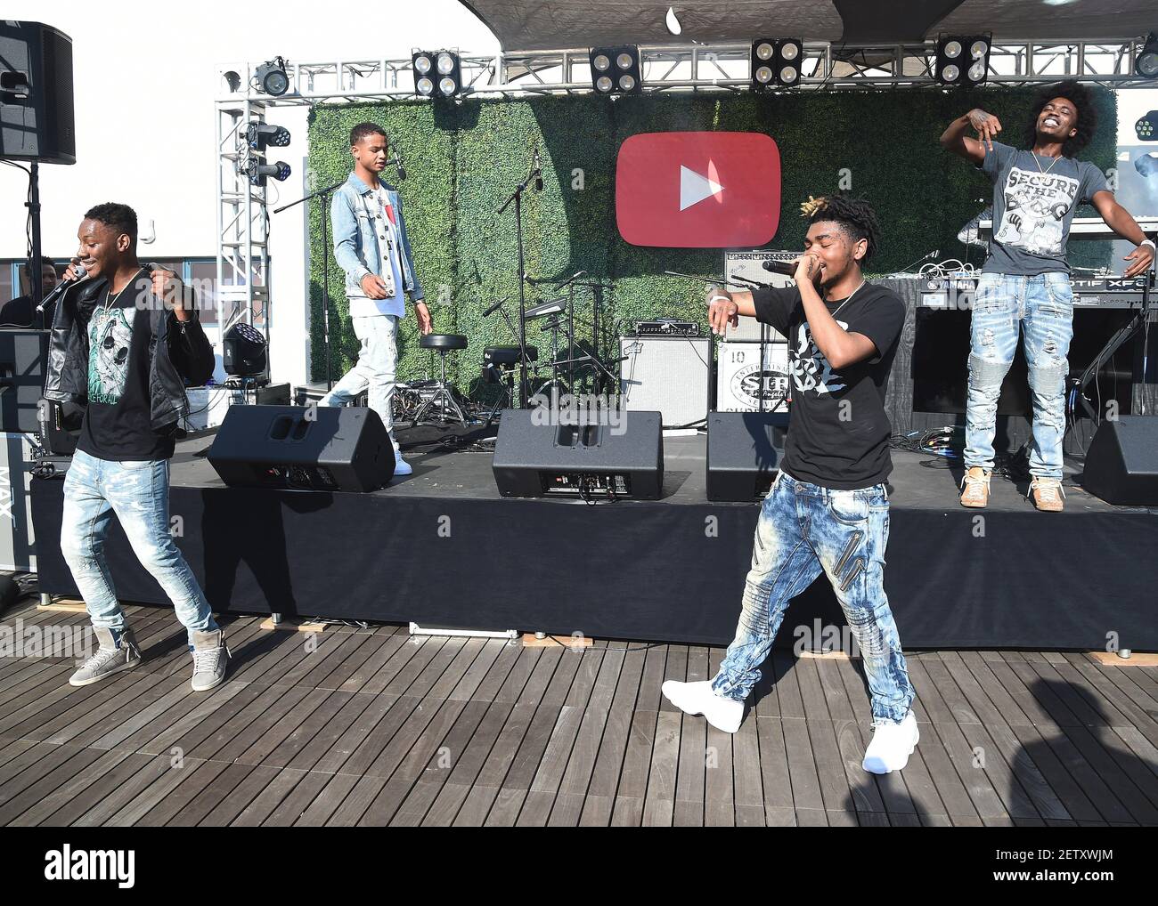 HOLLYWOOD - JUNE 24: SOB x RBE at YouTube Pre-BET Awards party at ...