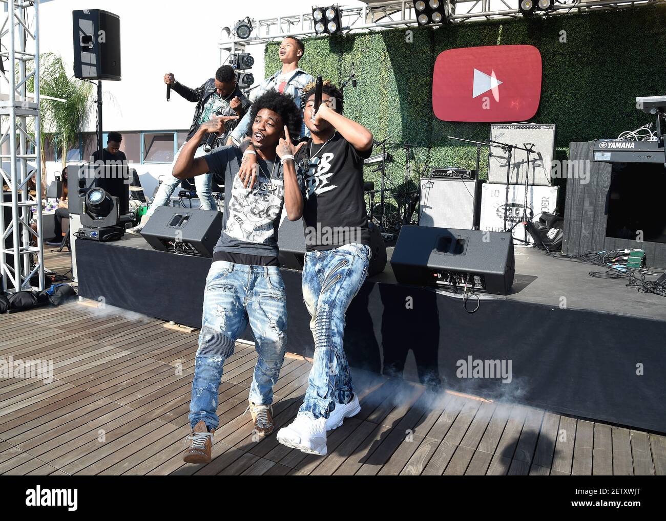 HOLLYWOOD - JUNE 24: SOB x RBE at YouTube Pre-BET Awards party at ...