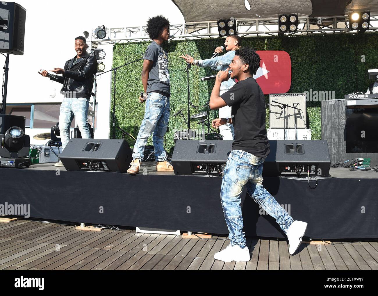 HOLLYWOOD - JUNE 24: SOB x RBE at YouTube Pre-BET Awards party at ...