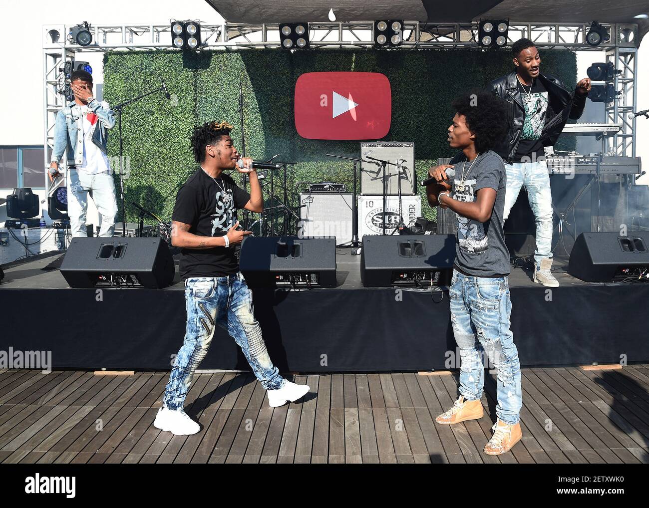 HOLLYWOOD - JUNE 24: SOB x RBE at YouTube Pre-BET Awards party at ...