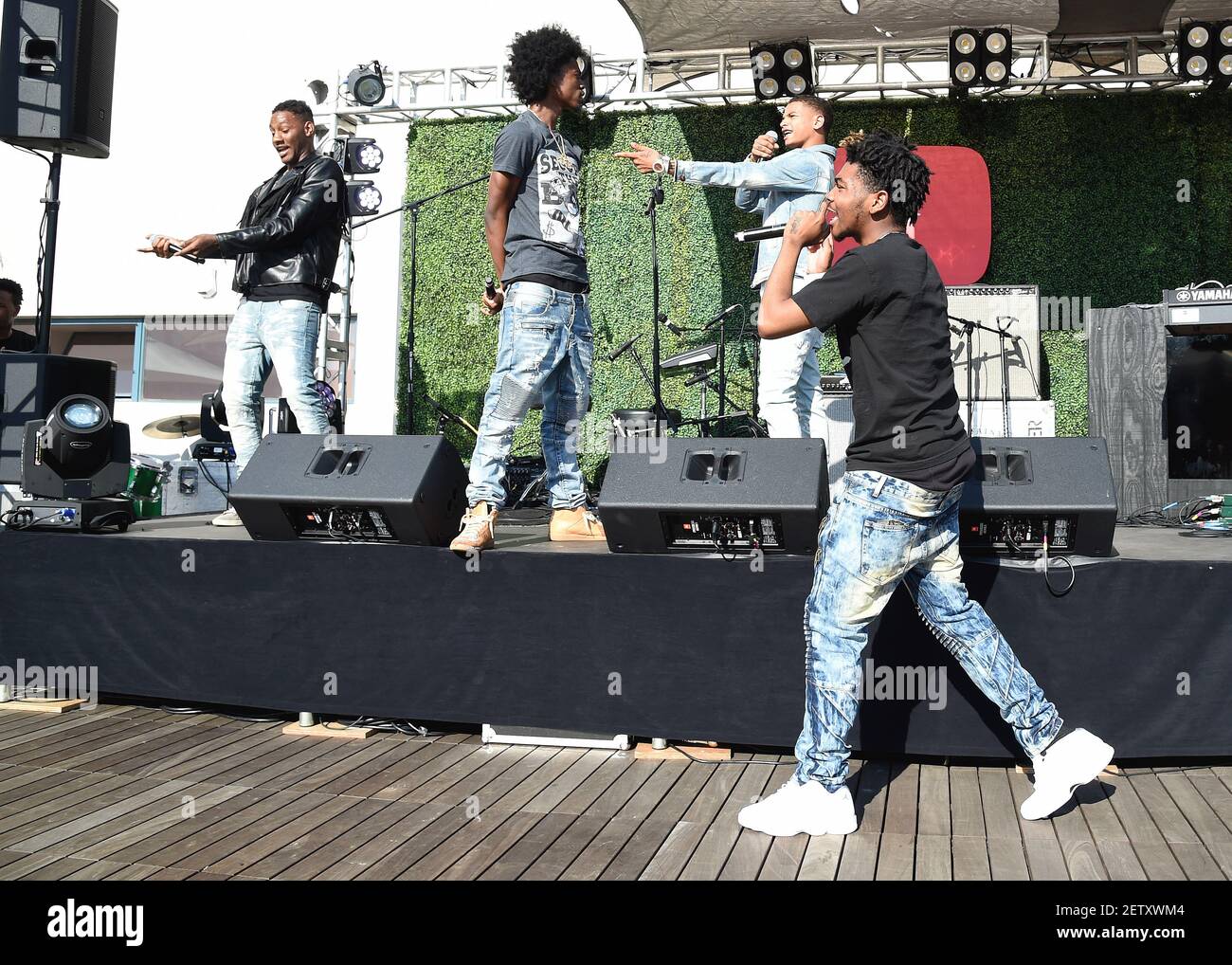 HOLLYWOOD - JUNE 24: SOB x RBE at YouTube Pre-BET Awards party at ...