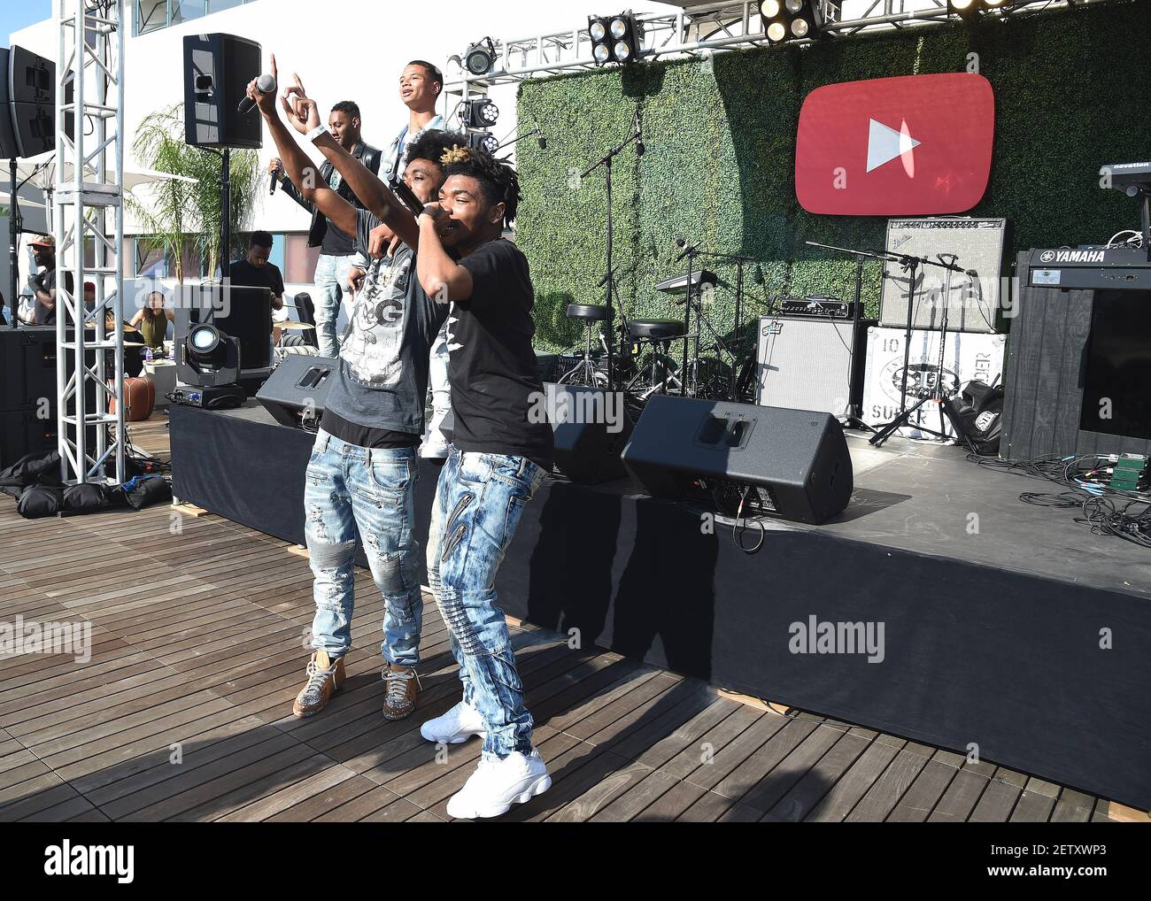 HOLLYWOOD - JUNE 24: SOB x RBE at YouTube Pre-BET Awards party at ...