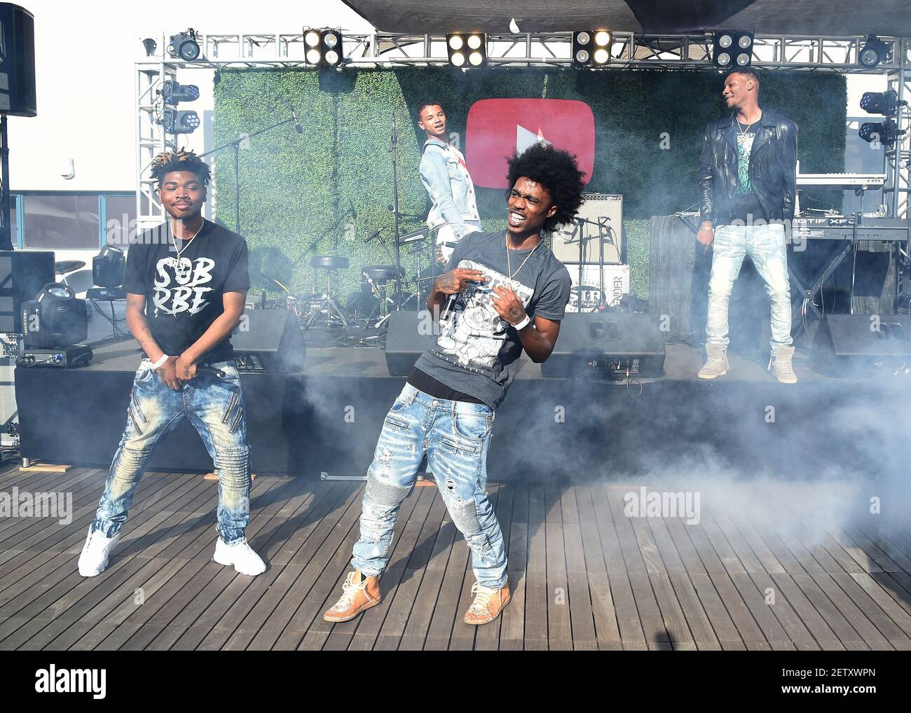 HOLLYWOOD - JUNE 24: SOB x RBE at YouTube Pre-BET Awards party at ...
