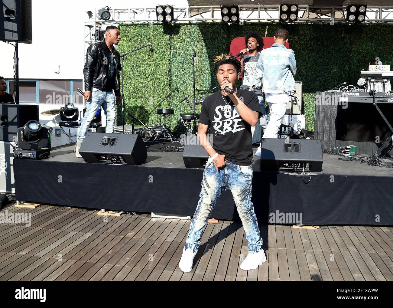 HOLLYWOOD - JUNE 24: SOB x RBE at YouTube Pre-BET Awards party at ...