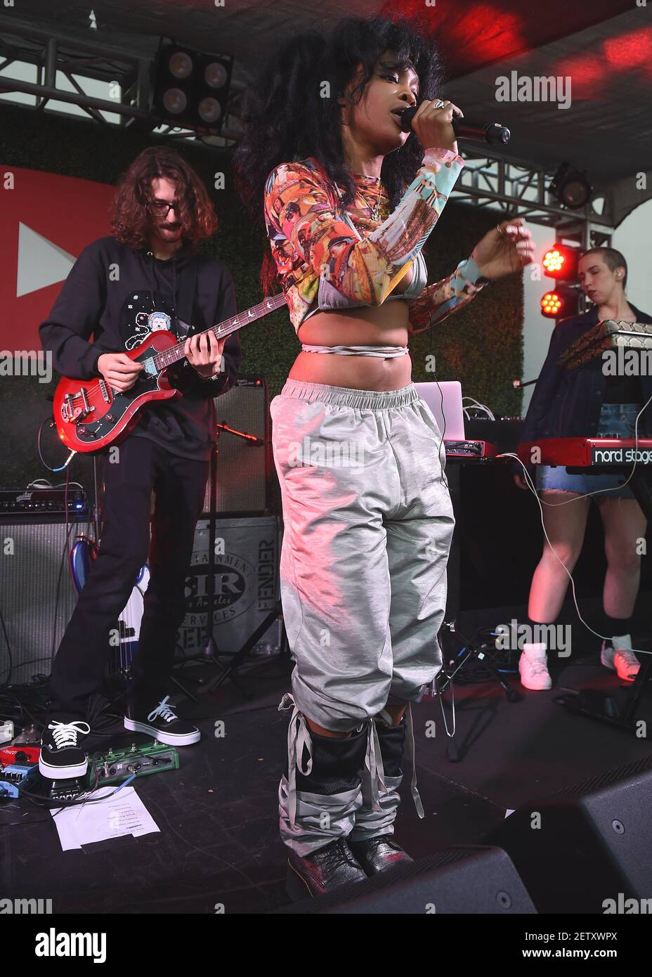 HOLLYWOOD - JUNE 24: Sza at YouTube Pre-BET Awards party at NeueHouse ...