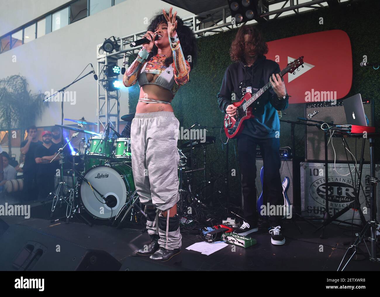 HOLLYWOOD - JUNE 24: Sza at YouTube Pre-BET Awards party at NeueHouse ...