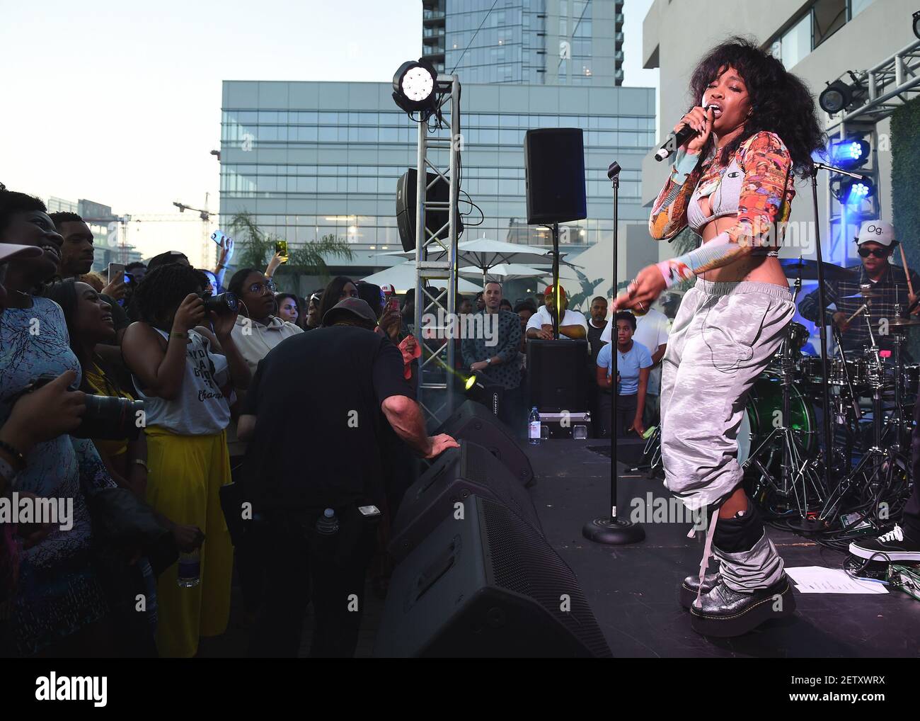 HOLLYWOOD - JUNE 24: Sza at YouTube Pre-BET Awards party at NeueHouse ...