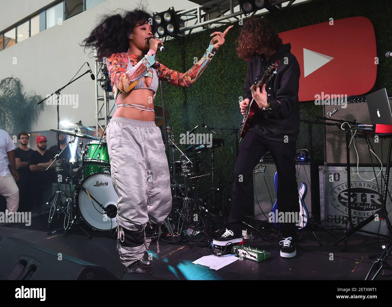 HOLLYWOOD - JUNE 24: Sza at YouTube Pre-BET Awards party at NeueHouse ...