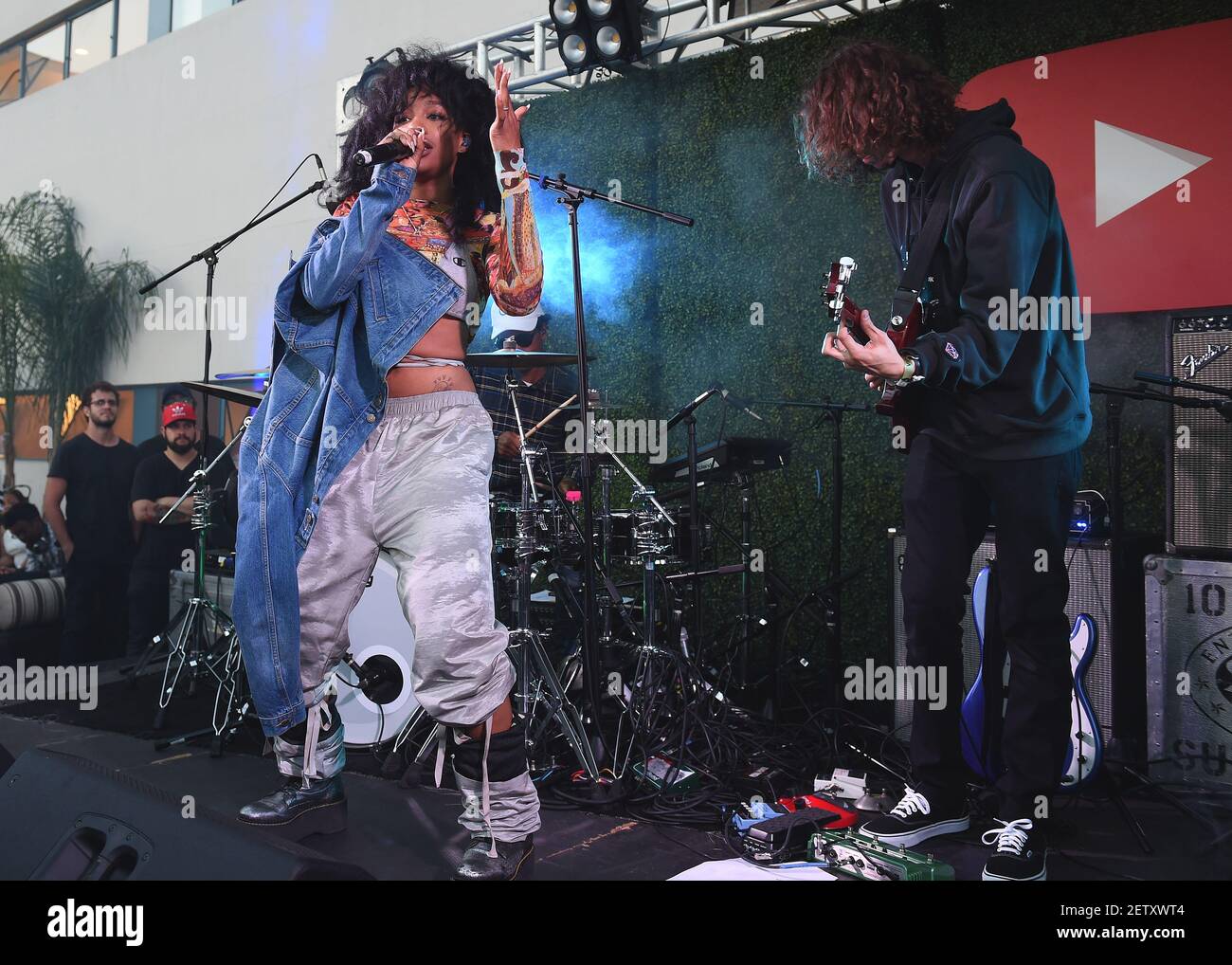 HOLLYWOOD - JUNE 24: Sza at YouTube Pre-BET Awards party at NeueHouse ...