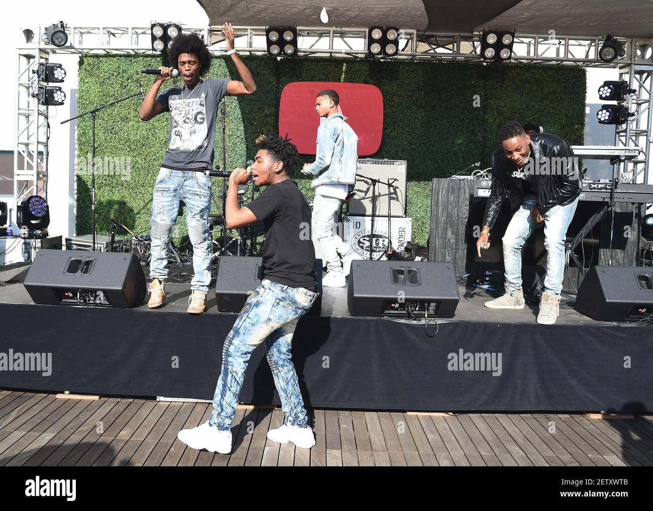 HOLLYWOOD - JUNE 24: SOB x RBE at YouTube Pre-BET Awards party at ...
