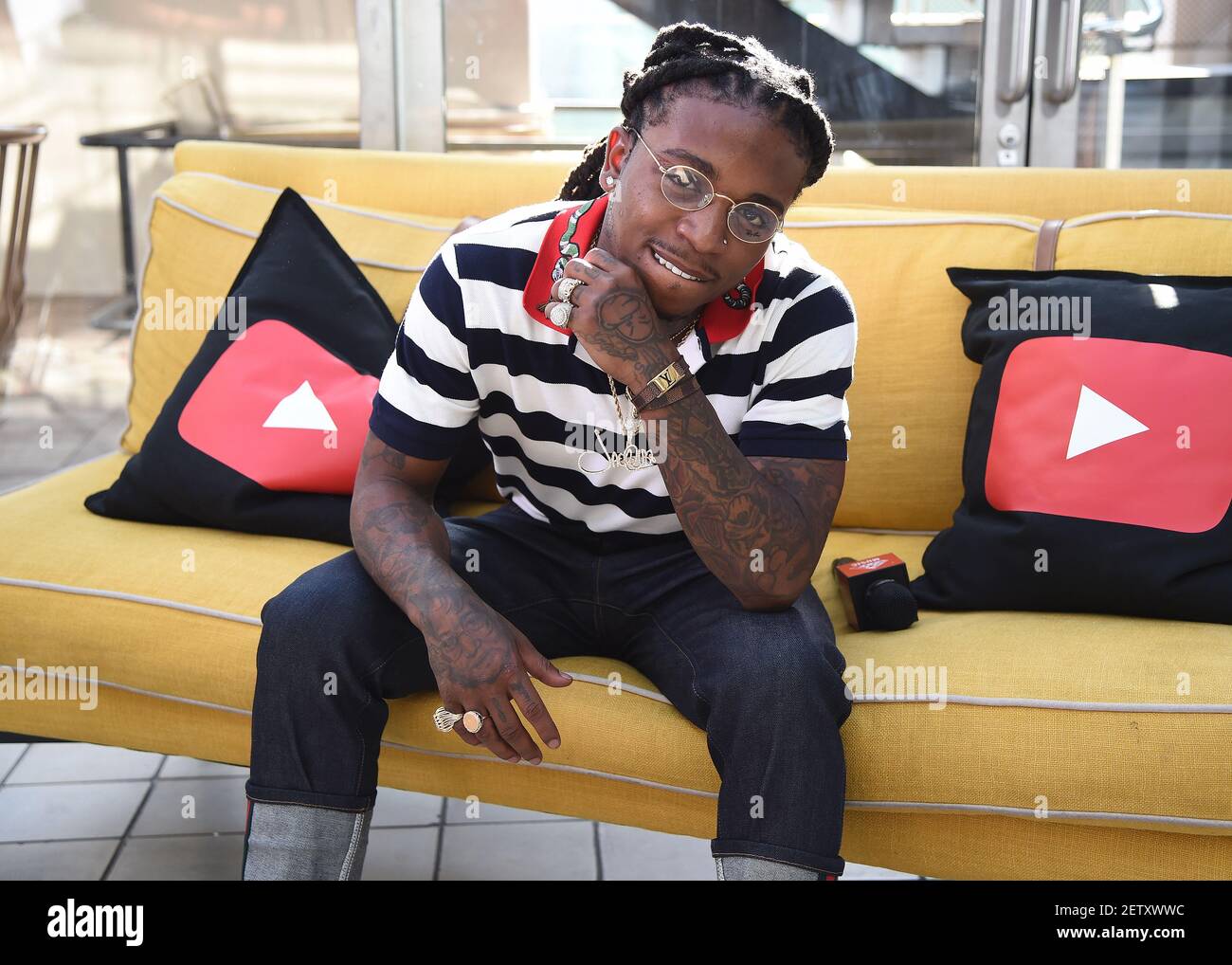 HOLLYWOOD - JUNE 24: Singer Jacquees attends the YouTube Pre-BET Awards ...