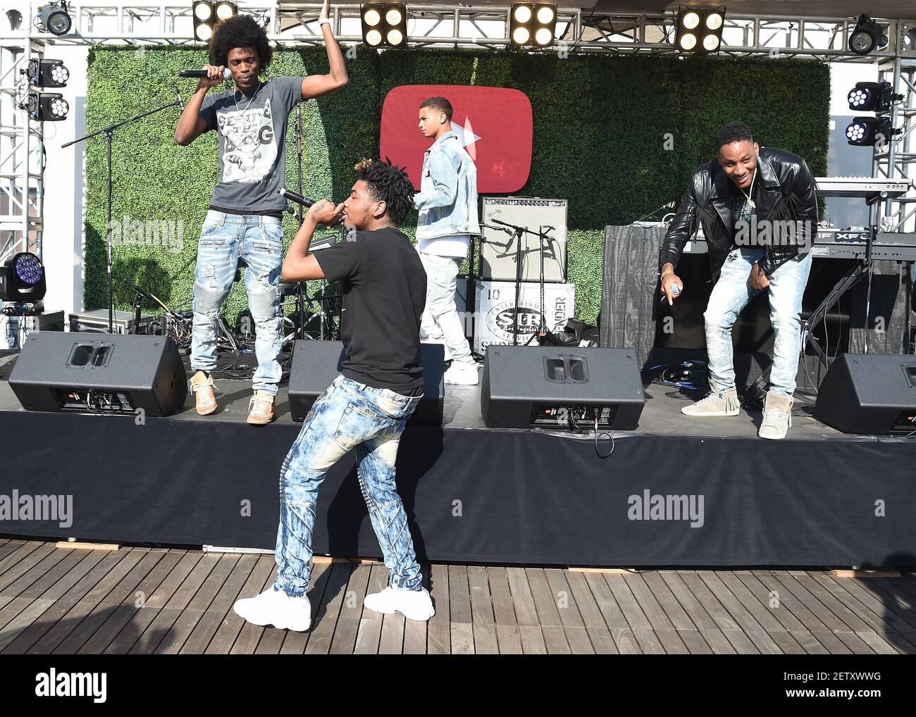 HOLLYWOOD - JUNE 24: SOB x RBE at YouTube Pre-BET Awards party at ...