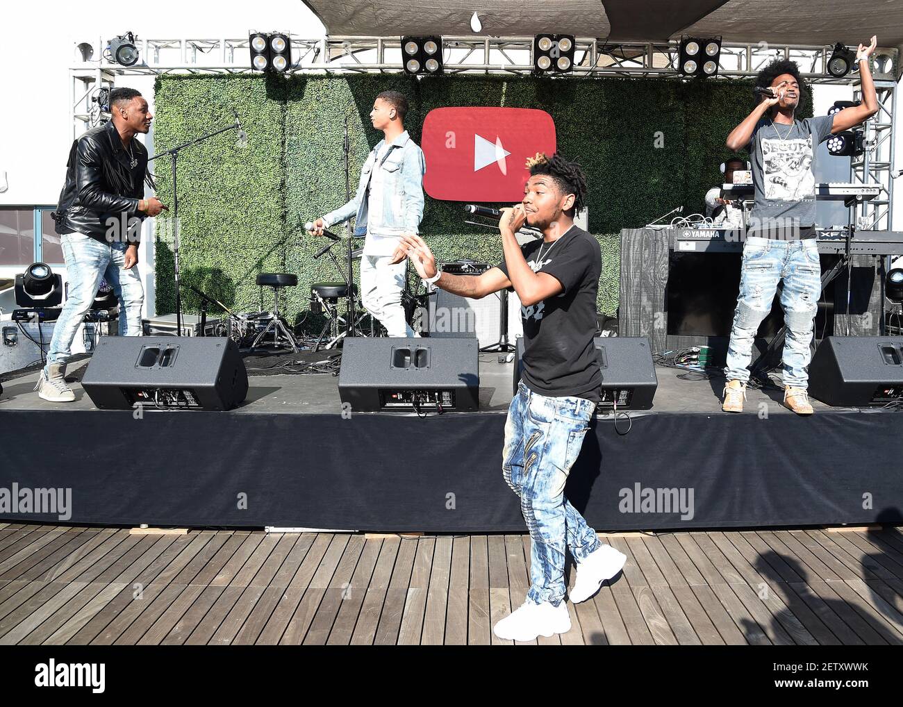 HOLLYWOOD - JUNE 24: SOB x RBE at YouTube Pre-BET Awards party at ...