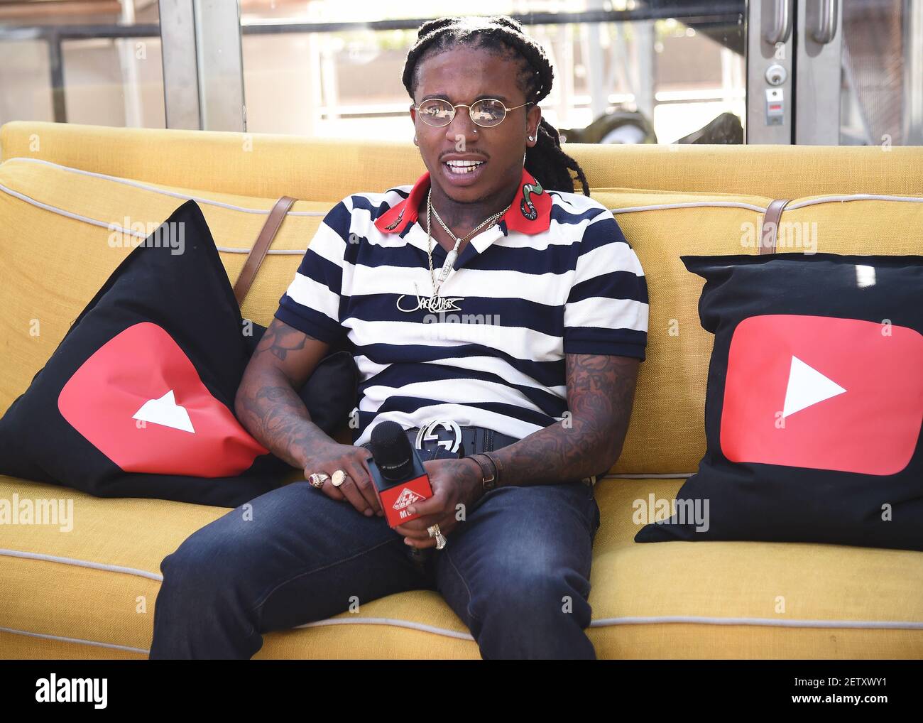 HOLLYWOOD - JUNE 24: Singer Jacquees attends the YouTube Pre-BET Awards ...