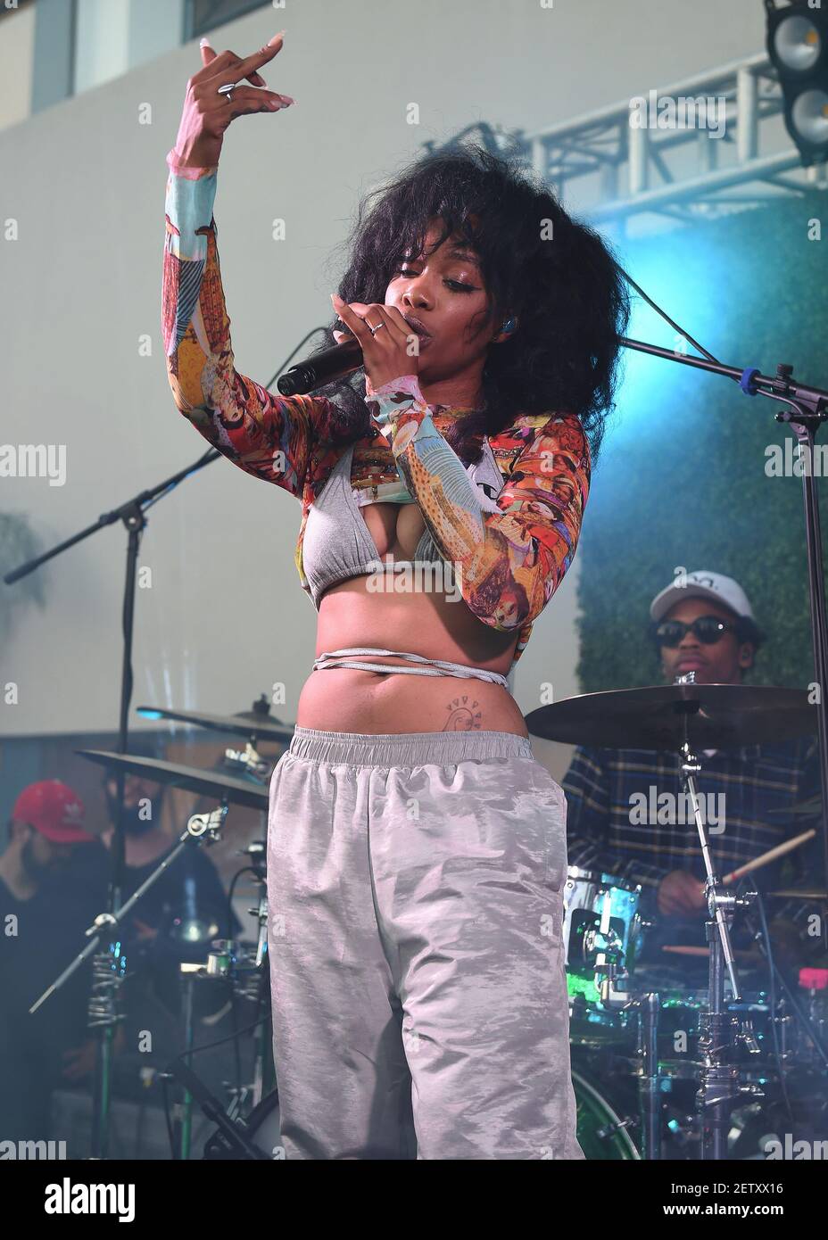 HOLLYWOOD - JUNE 24: Sza at YouTube Pre-BET Awards party at NeueHouse ...