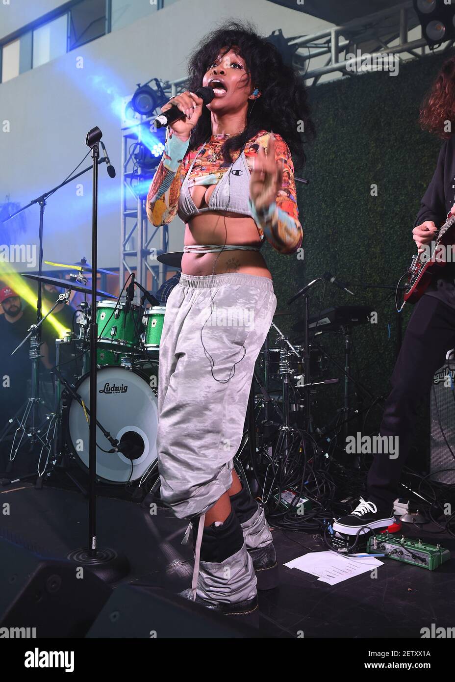 HOLLYWOOD - JUNE 24: Sza at YouTube Pre-BET Awards party at NeueHouse ...