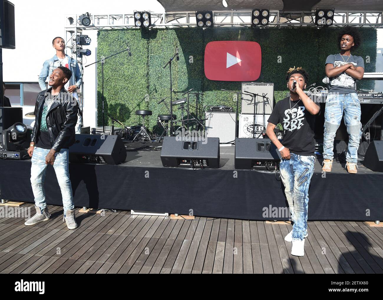 HOLLYWOOD - JUNE 24: SOB x RBE at YouTube Pre-BET Awards party at ...