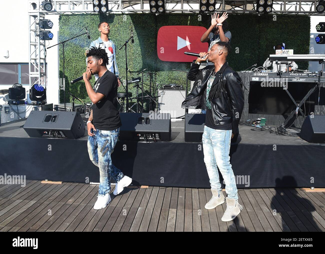 HOLLYWOOD - JUNE 24: SOB x RBE at YouTube Pre-BET Awards party at ...