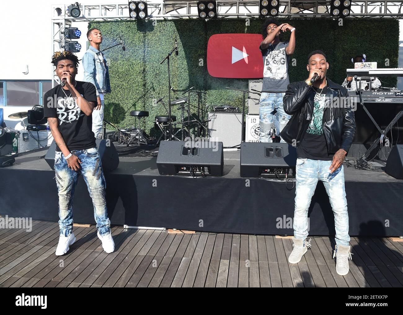 HOLLYWOOD - JUNE 24: SOB x RBE at YouTube Pre-BET Awards party at ...