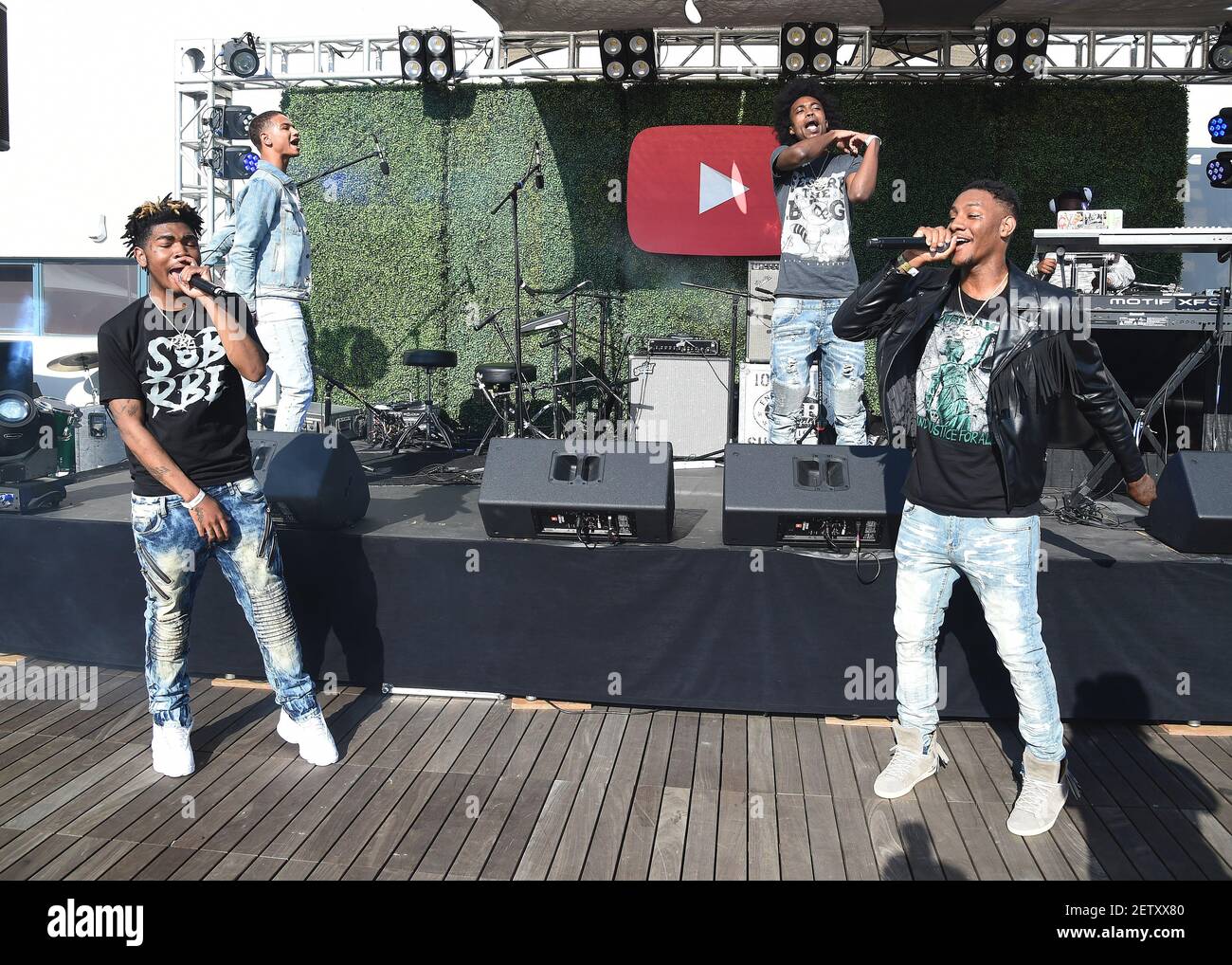 HOLLYWOOD - JUNE 24: SOB x RBE at YouTube Pre-BET Awards party at ...