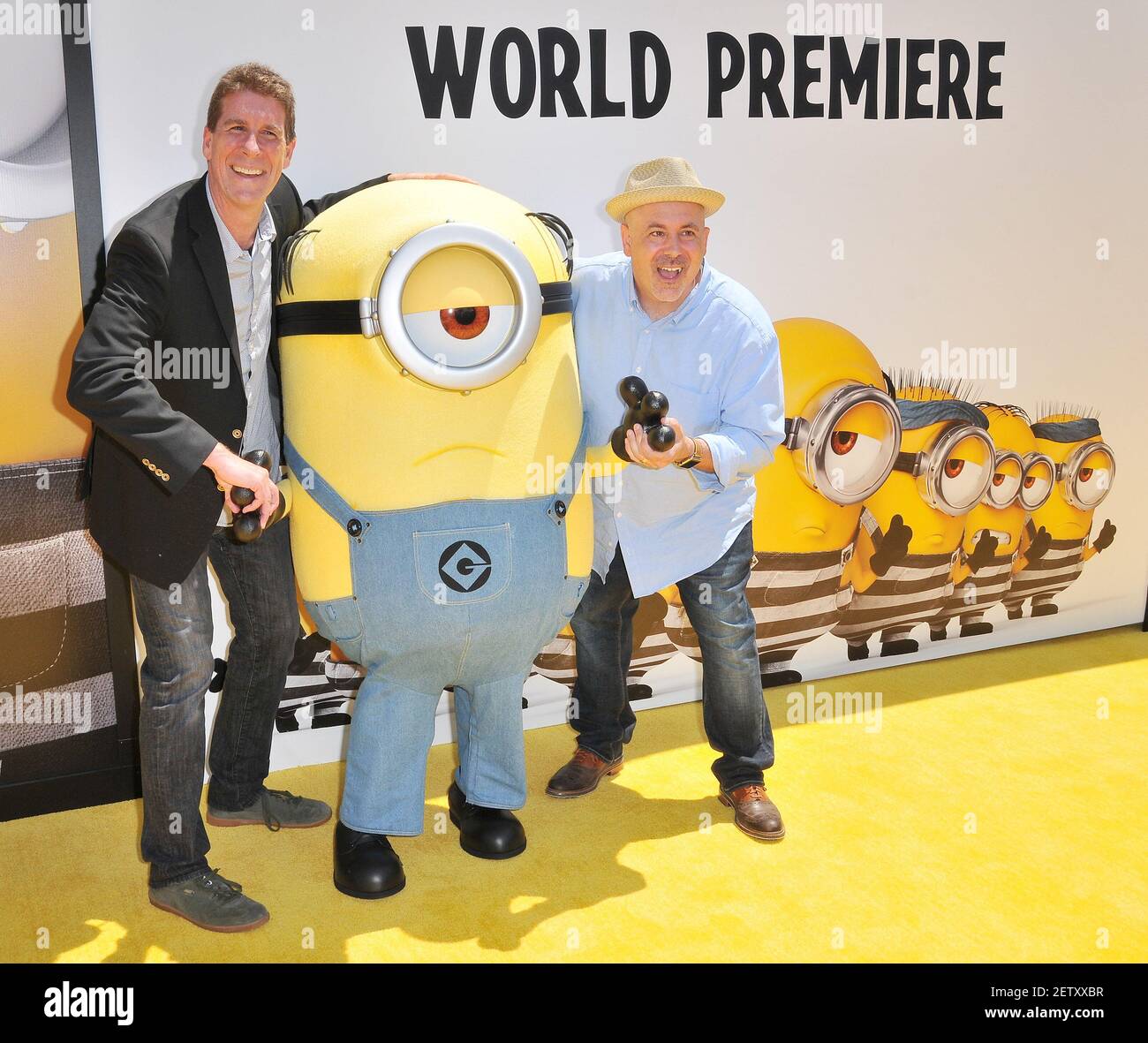 (L-R) Cinco Paul and Ken Daurio arrives at the "Despicable Me 3" Los ...
