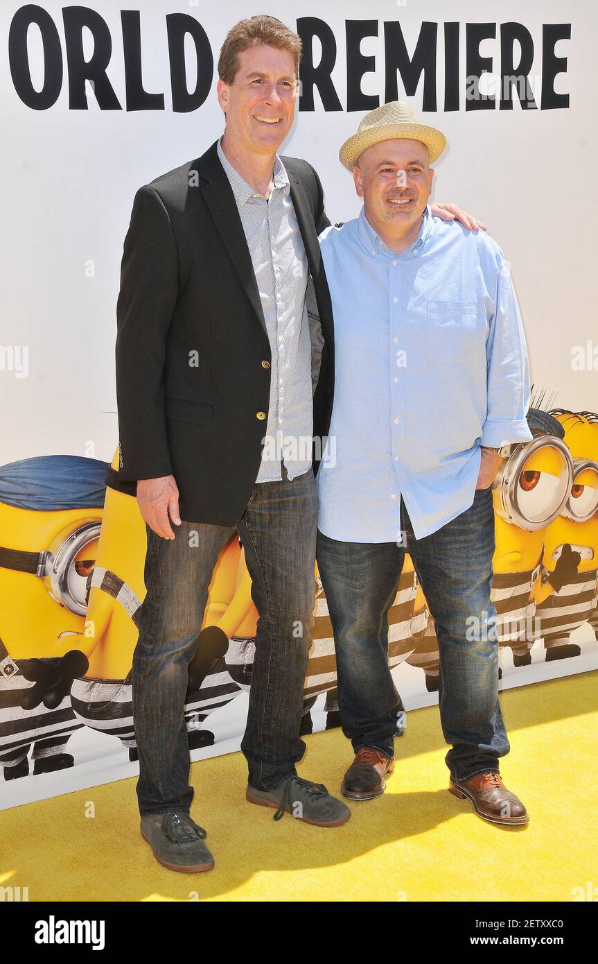 (L-R) Cinco Paul and Ken Daurio arrives at the "Despicable Me 3" Los ...