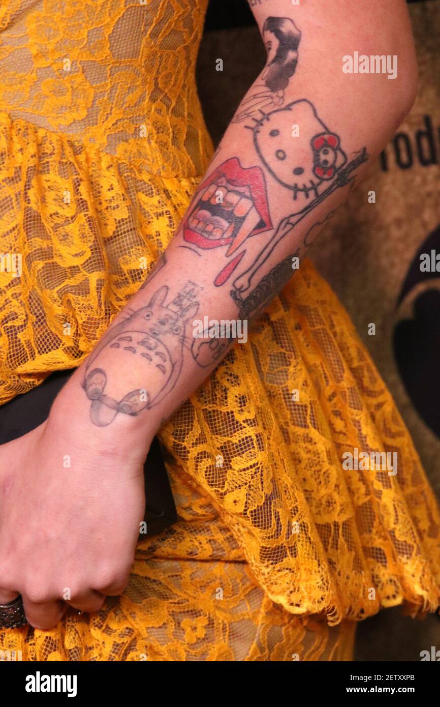 Model Ireland Baldwin, tattoo detail, at The 2017 MAXIM Hot 100 Party ...