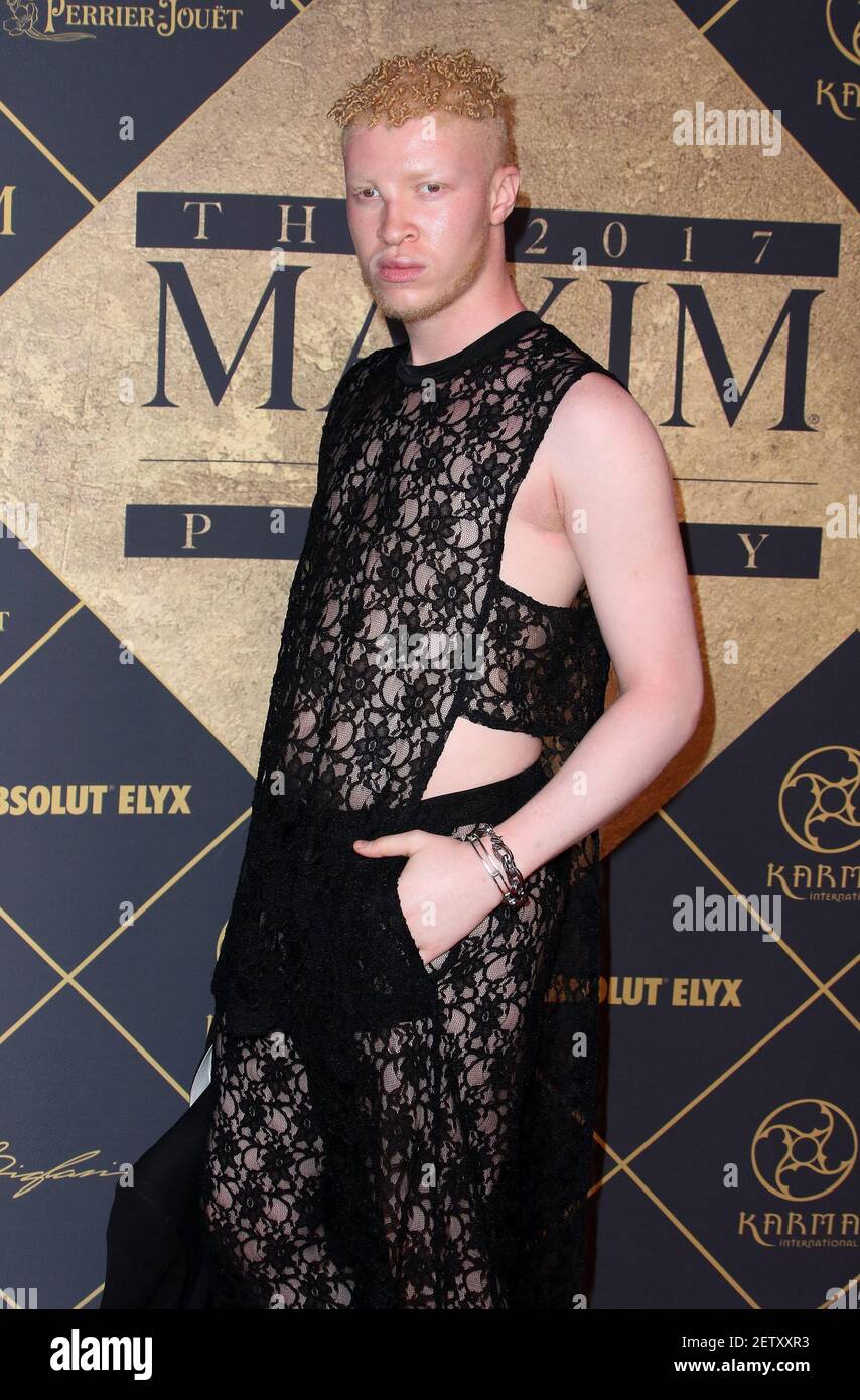 Model Shaun Ross at The 2017 MAXIM Hot 100 Party, produced by Karma ...