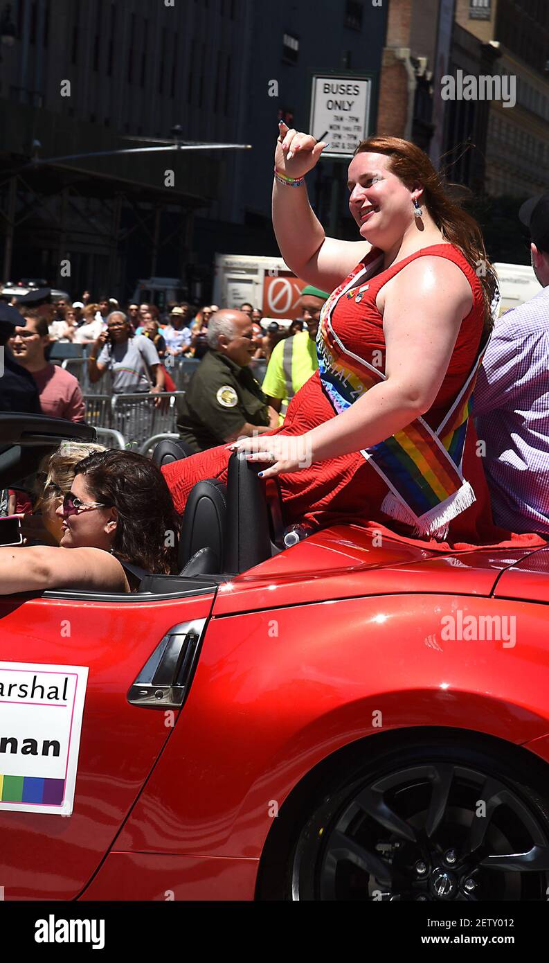 Brooke Guinan attends the 48th Annual NYC Pride March 2017 on Fifth ...