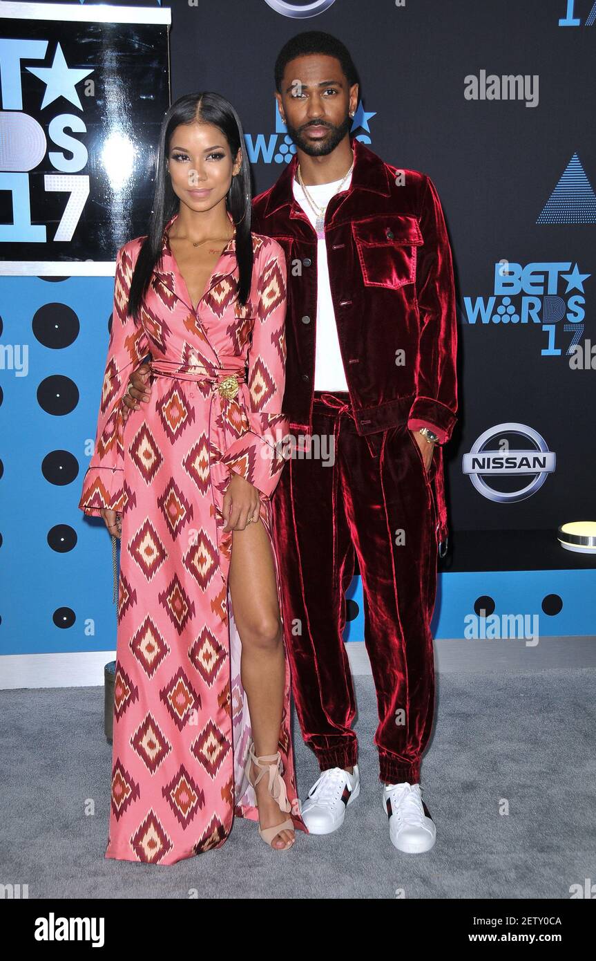 Jhene Aiko and Big Sean at the 2017 BET Awards held at Microsoft ...